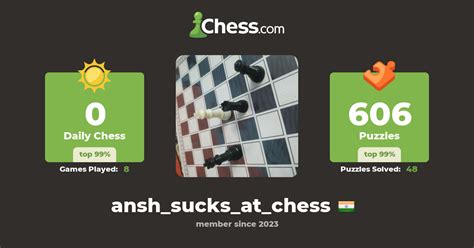 Ansh Kumar Ansh Sucks At Chess Chess Profile