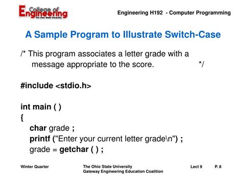 Ppt Switch Case Structures Powerpoint Presentation Free Download Id1271909