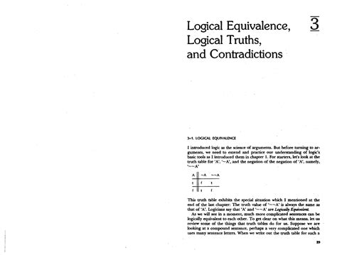 Ch Logical Equivalence Logical Truths And Contradiction Logical Equivalence Logical