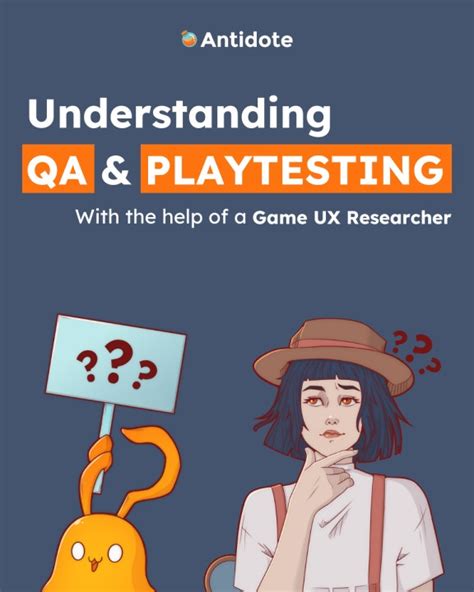 Antidote Ux And Playtesting Solution On Linkedin Qa Vs Playtesting In Games 3 Key Differences