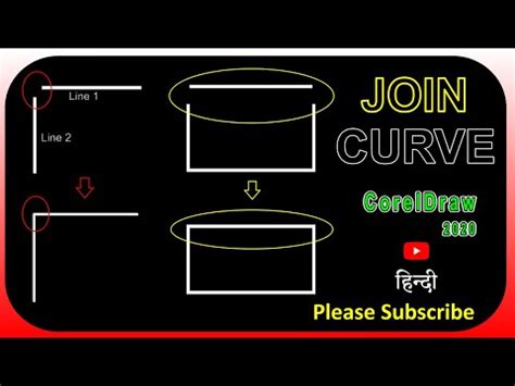 How To Join Two Nodes In Coreldraw Join Curves Coreldraw Detail IN HINDI YouTube