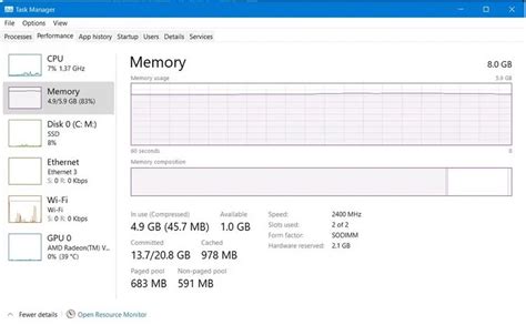 4 Ways To Check Installed RAM And Available RAM Slots On Windows