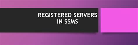 Save Connection Information Of Frequently Accessed Servers Samirbehara