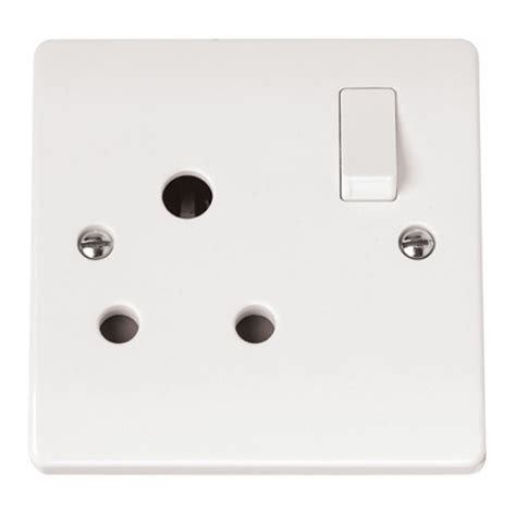 Click Cma034 15a Round Pin Switched Socket Uk