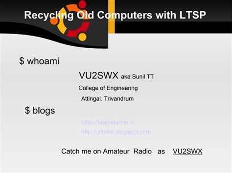 ltsp ppt technology and computing