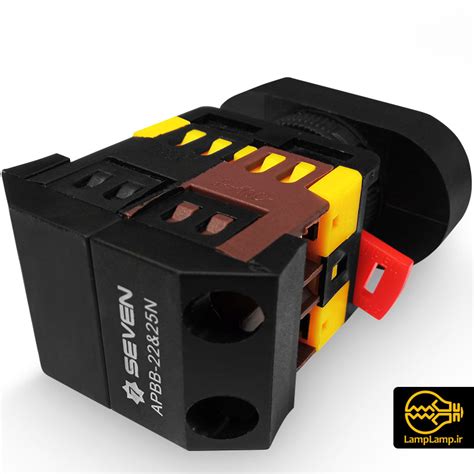 شستی استپ استارت دوبل چراغ دار Apbb 22and25n سون لامپ لامپ