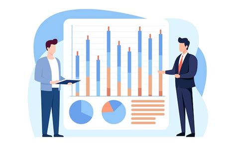 Premium Vector Office Workers Analyzing And Researching Business Data