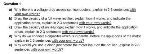 Solved Why There Is A Voltage Drop Across Semiconductors Chegg Com