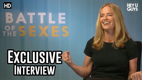 Elisabeth Shue Battle Of The Sexes Exclusive Interview Youtube