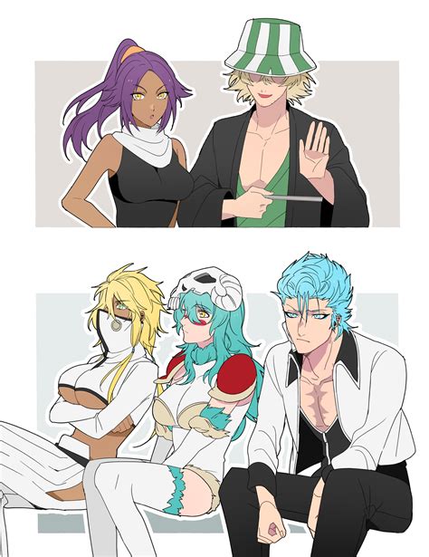 Grimmjow Jaegerjaquez Nelliel Tu Odelschwanck Shihouin Yoruichi Tier