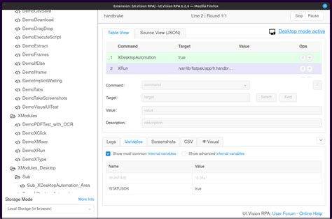 [help] run desktop application in linux ui vision ui vision ai
