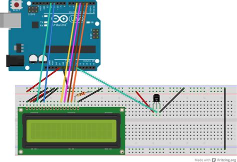 Alessandro Riva Elettronica Termometro Con Arduino Tmp36 E Lcd