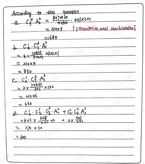 Solved 7 A Four Digit Number Is Formed Using Four Of The Eight Digits