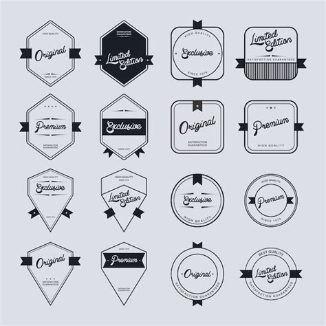 Premium Vector Label Sticker