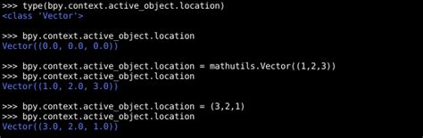 python convert a mathutils vector object into 3d coordinates