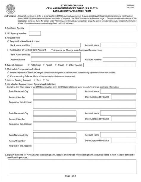 Editable 9 Account Application Form Templates Free Pdf Format New User Account Request Form