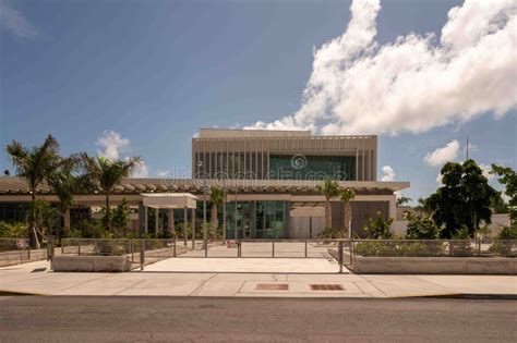 Exterior Of American Embassy Nassau Bahamas Street View Editorial Image