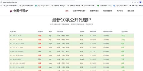 Python 爬虫中的ip代理设置 菜鸟教程