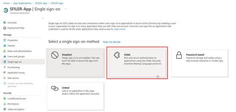 Saml Configuration With Azure Ad S Filer Portal