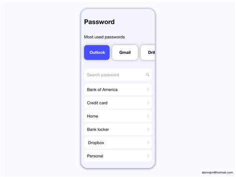 Password Manager On Behance Password Manager On Behance