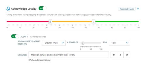 Configure Behavior Guidance
