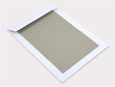 100 Papprückwandtaschen Versandtaschen C4 Oder B4 Haftklebend Weiß