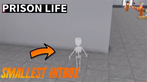 Roblox Prison Life Smallest Hitbox Youtube
