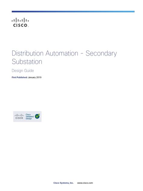 Advanced Distribution Automation In Secondary Substations Pdf Pdf Electrical Substation
