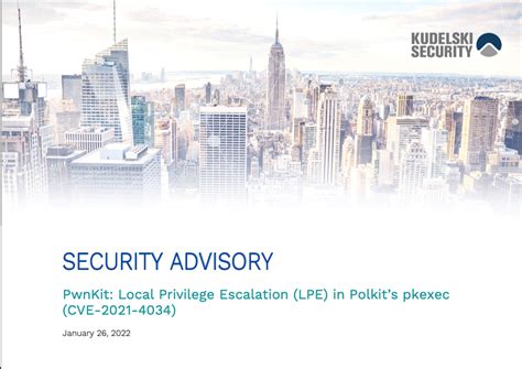 Pwnkit Local Privilege Escalation Lpe In Polkits Pkexec Cve 2021
