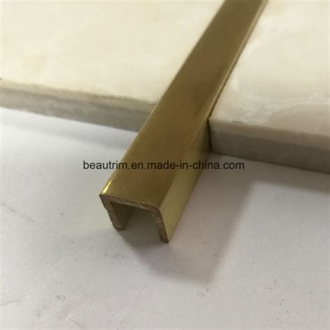 Listello Of Brass Chrome Plated Profiles Brass Tile Trim Corner And