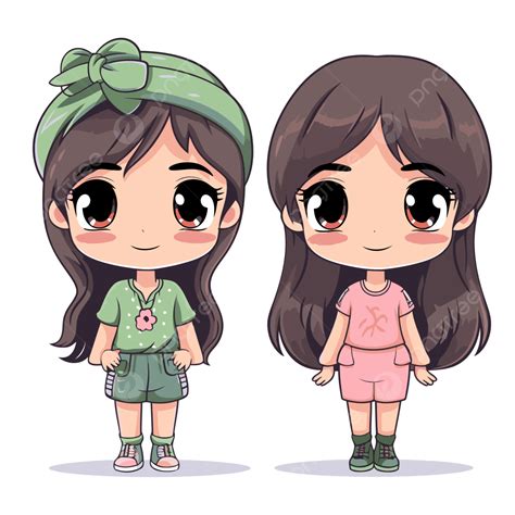 꼬마 클립 아트 벡터 카와이 시크 만화 스타일로 꼬마 클립 아트 Png 일러스트 및 벡터 에 대한 무료 다운로드 Pngtree