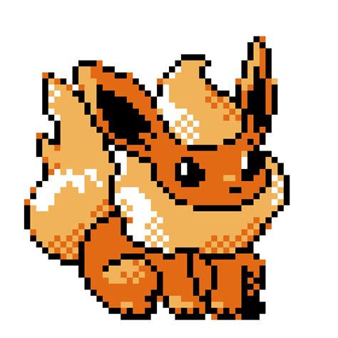 Flareon Gsc Alt Sprite Oc R Pokemonart