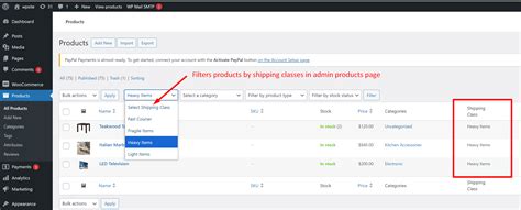 How To Filter Woocommerce Products By Shipping Class On The Admin Products Page Tyche Softwares