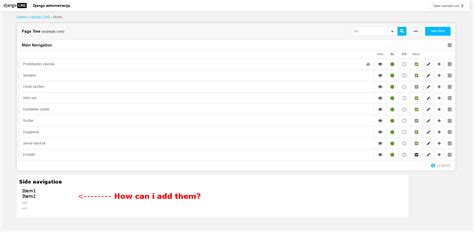 Django Cms How To Add Side Navigation Stack Overflow