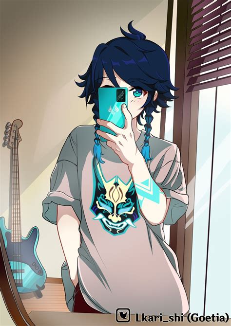 Venti And Xiao Genshin Impact Drawn By Lkari Shi Danbooru