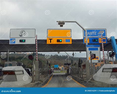 Impruneta Fi Italia 19 Febbraio 2023 Casello Autostradale Per Il