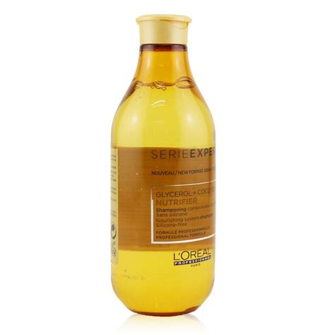 로레알 Loreal 프로페셔널 세리 엑스퍼트 뉴트리파이어 글리세롤 코코 오일 너리싱 시스템 실리콘 프리 샴푸 300ml101oz 건성 모발 Free