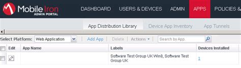 It Help And Advice Deploying A Web Application Using Mobileiron 703