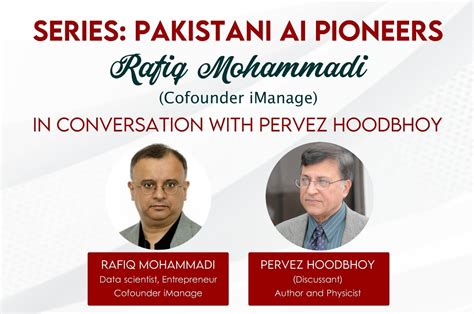Series Pakistani Ai Pioneers Rafiq Mohammadi The Black Hole