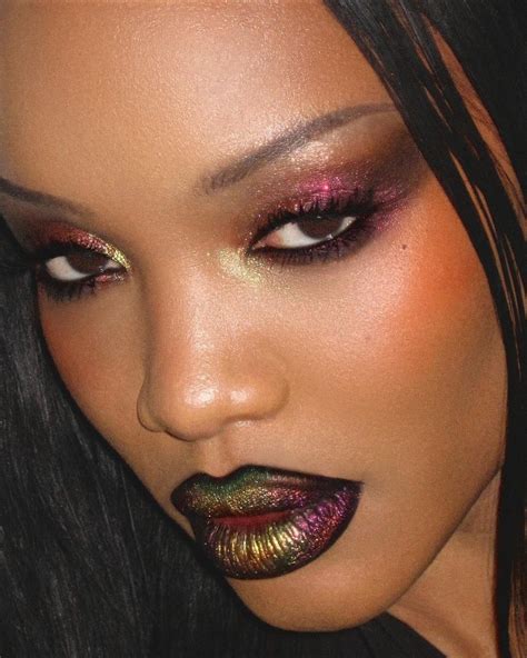 Mollie Gloss On Instagram Shan 🖤 Warm Technicolor Chromes Inspired By The Geotrupes Auratus