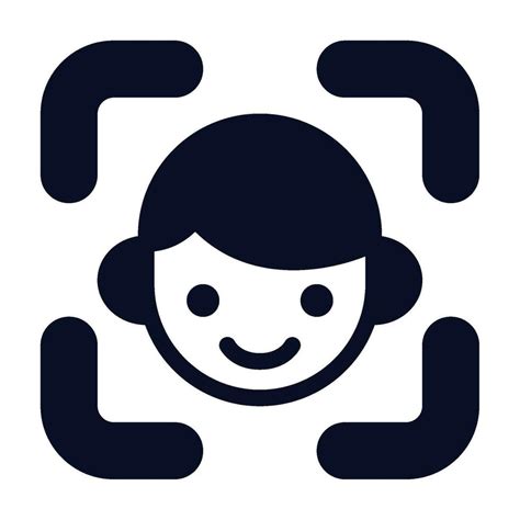 Facial Recognition Icon Illustration 26226878 Vector Art At Vecteezy