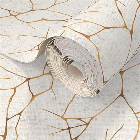 Kintsugi Wallpaper Spoonflower Kintsugi Grasscloth Wallpaper Wallpaper Samples