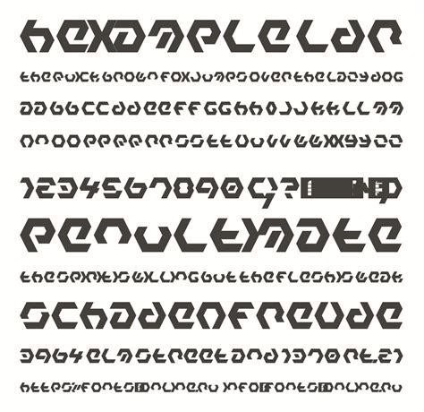 Hexample Ldr Font