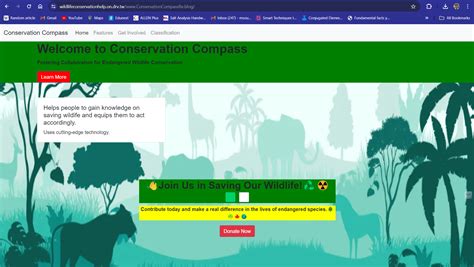 Github Soumilgit Yourstory Digital Innovation Hackathon Conservation Compass