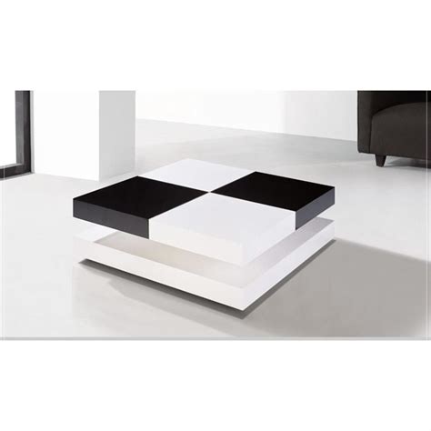 Table Basse Noir Et Blanc