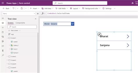 Explain The Combo Box Control In Power Apps