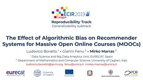 The Effect Of Algorithmic Bias On Recommender Systems For Massive Open