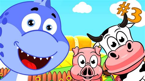 Корова и свинья Развивающие мультики для детей про животных Youtube