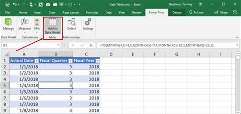 Working With Date Tables In Power Pivot K2 Enterprises
