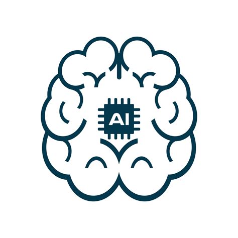 Brin of Artificial intelligence icons, AI icon vector design, used in Ai Concepts, artificial ...